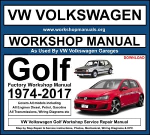 VW Volkswagen Workshop Repair Manuals