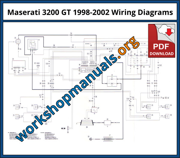 Maserati 3200 GT 1998-2002 Workshop Repair Manual Download PDF ...
