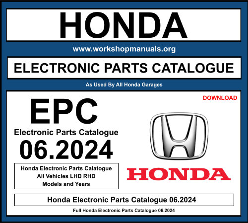Honda EPC Download - WORKSHOP MANUAL